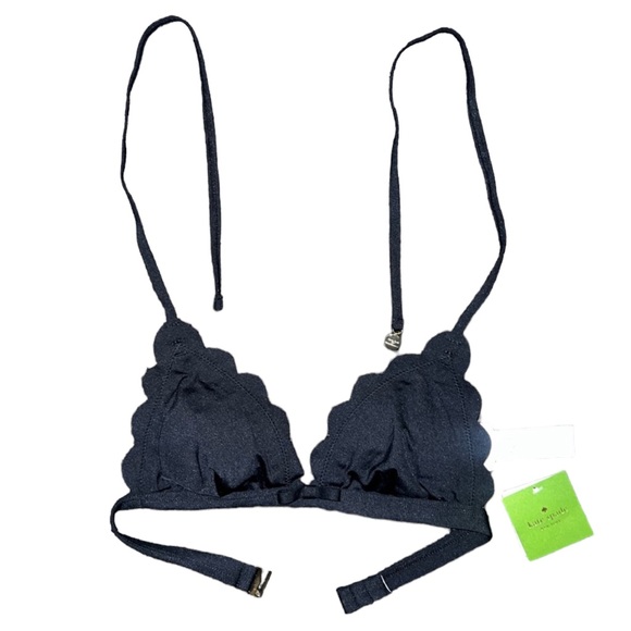 kate spade | Swim | Kate Spade New York Scalloped Triangle Bikini Top ...